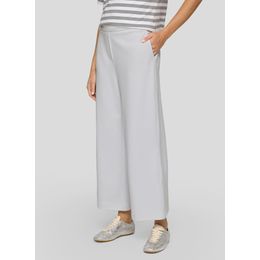 Jerseyhose Rabe "Hose", Damen, Gr. 52, Normalgr&ouml;&szlig;en, wei&szlig; (hellgrau), 48%Viskose, 47%Polyester, 5%Elasthan, unifarben, straight fit, Hosen Jerseyhose