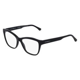Emporio Armani EA3194 Brille Damen | Fassung: Vollrand, Cat Eye, Schwarz Gl&auml;nzend