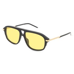 Givenchy GV40113I GV ONE | Herren-Sonnenbrille | Fassung: Vollrand, Geometrisch, Acetat, Schwarz | Glasfarbe: Gelb