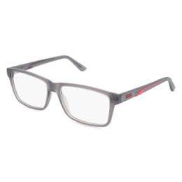 Puma PU0471O Brille Unisex | Fassung: Vollrand, Quadratisch, Grau