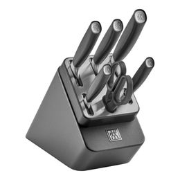 Zwilling All * Star 7-tlg, Messerblockset, Silber, Anthrazit