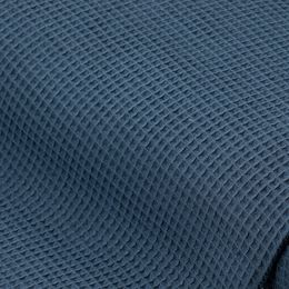buttinette Waffelpiqu&eacute;, jeansblau