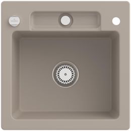 Villeroy & Boch Villeroy & Boch Einbausp&uuml;le Siluet 50 S 510x510mm Exc-Garn. aus TitanCeram, 334502AM 334502AM