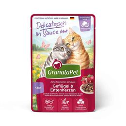 Granatapet Delicatessen in Sauce Gefl&uuml;gel und Entenherzen 12x100 g