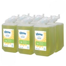 Kleenex&reg; Duftschaumseife Fresh 6386, 6 x 1 Liter, parf&uuml;miert, gr&uuml;n