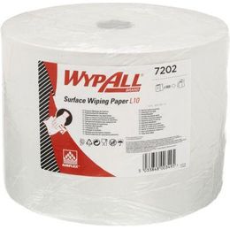 Wypall* Wischtuch L-10 EXTRA + Gro&szlig;rolle, aus Airflexmaterial, 1000 T&uuml;cher, 1-lagig, wei&szlig;