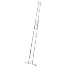 Krause Alu-Sprossenseilzugleiter ROBILO 129840, 2 x 15 Sprossen