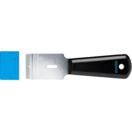 Schaber Martor Scrapex Argentax, ergonomisch, Schabbereich 36 mm, mit Kappe, L 165 x B 16,7 x H 45 mm, Stahl/Kunststoff, schwarz