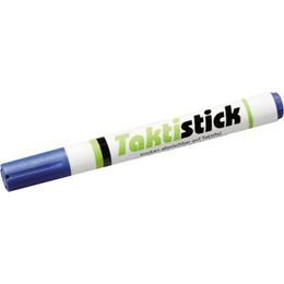 Textmarker Taktistick, f&uuml;r Taktifol-Taktikfolien/Taktiboards, Keilspitze, Schreibfarbe Blau, 1 St&uuml;ck
