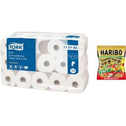 Tork Kleinrollen Toilettenpapier + Haribo Saft Goldb&auml;ren Minis GRATIS