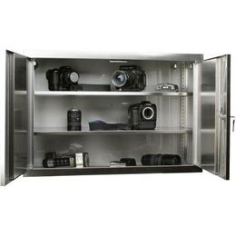 H&auml;ngeschrank, Edelstahl, 600 x 650 x 320 mm