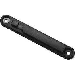Wandclip f&uuml;r Gurtpfosten ALLROUNDLINE, verschraubbar, B 16 x T 8 x H 100 mm, schwarz