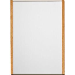 moedel Wandschild LMH, DIN A4, Hochformat, Holz- und Aluminiumrahmen, Klebe- oder Schraubmontage, B 308,5 x H 422,5 mm, bronze/Eiche