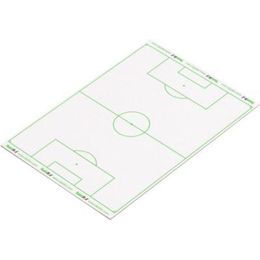 Taktiktafel Taktiboard Soccer, f&uuml;r Fu&szlig;ball, selbsthaftend, beschriftbar, trocken abwischbar, B 210 x H 148 mm, beschichtete Pappe, transparent