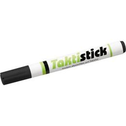 Textmarker Taktistick, f&uuml;r Taktifol-Taktikfolien/Taktiboards, Keilspitze, Schreibfarbe Schwarz, 1 St&uuml;ck
