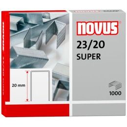 Novus Heftklammern 23/20 Super, 1000 St&uuml;ck