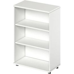 Sch&auml;fer Shop Sch&auml;fer Shop Genius Regal TETRIS WOOD, 3 OH, H&ouml;he inkl. Gleiter, B 800 mm, wei&szlig;