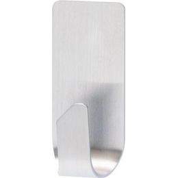 Tesa Powerstrips Waterproof Haken Zoom, aus Edelstahl, f&uuml;r Feuchtr&auml;ume, max. 2 kg