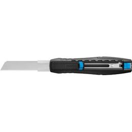 Sicherheitsmesser Martor Secubase 383, ergonomisch, Schnitttiefe einstellbar, Auto-Klingenr&uuml;ckzug, L 170,5 x B 25 x H 34 mm, Stahl/GFK, schwarz