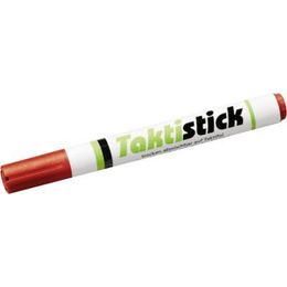 Textmarker Taktistick, f&uuml;r Taktifol-Taktikfolien/Taktiboards, Keilspitze, Schreibfarbe Rot, 1 St&uuml;ck
