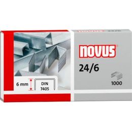 Novus Heftklammern 24/6 DIN, 1000 St&uuml;ck
