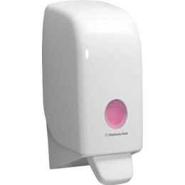 Kimberly-Clark&reg; Aquarius Seifenspender 6948, 1 l, f&uuml;r Fl&uuml;ssig- & Schaumseife, B 116 x T 114 x H 236 mm, Kunststoff, wei&szlig;