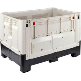 Palettenbox mit F&uuml;&szlig;en, klappbar, 565 Liter