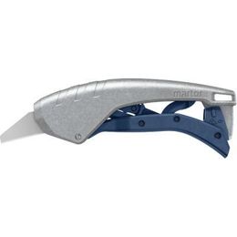 Sicherheitsmesser Martor 610 XDR, 3-in-1 Hebel, Auto-Klingenr&uuml;ckzug, metalldetektierbar, L 158 x B 27 x H 76 mm, Stahl/Aluminium/Kunststoff, blau