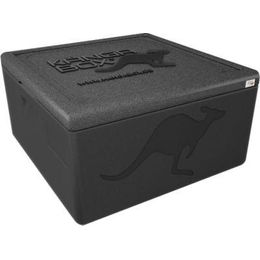 Thermobox K&auml;ngabox&reg; Easy S, Volumen 32 l, Tragegriffe, stapelbar, mit Deckel, wiederverwendbar, L 410 x B 410 x H 330 mm, EPP, schwarz
