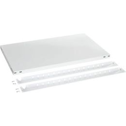 Zus&auml;tzlicher Fachboden ORDO Professional, h&ouml;henverstellbar, Tragkraft bis 140 kg, B 750 x T 400 x H 40 mm, Stahl, verkehrswei&szlig; RAL 9016