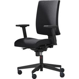 Nowy Styl NowyStyl B&uuml;rostuhl Navigo Air-Care, mit Armlehnen, Synchronmechanik, Muldensitz mit Luftkissen, Anti-Shock-Funktion, schwarz