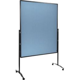 Moderationswand Legamaster PREMIUM PLUS mobile, Textil, blaugrau