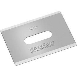 Ersatzklinge Martor Nr. 92, 4-fach nutzbar, St&auml;rke 0,4 mm, L 26 x B 18,5 mm, Stahl, 10 St&uuml;ck