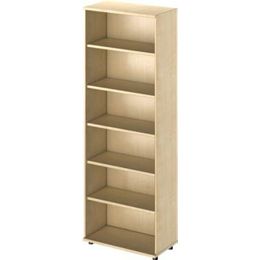 Sch&auml;fer Shop Sch&auml;fer Shop Genius Regal TETRIS WOOD, 6 OH, H&ouml;he inkl. Gleiter, B 800 mm, Ahorn-Dekor
