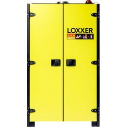 Akku Ladeschrank LOXK2000 VDMA, VDMA-Norm, Feuerschutzklasse A1, Bel&uuml;ftung, Alarm, abschlie&szlig;bar, 4 Fachb&ouml;den, B 1142 x T 765 x H 2040 mm, Stahl