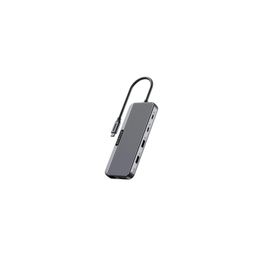 Sitecom 8 in 1 USB C Multiport Adapter Pro mit 2x HDMI und 100W PD