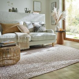 Wollteppich handgewebt Beige 80 x 150 cm - ROTHER KADIMA DESIGN