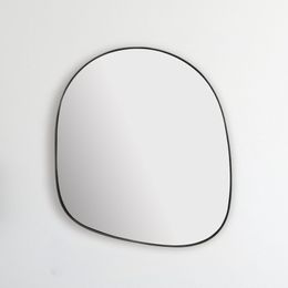 KADIMA DESIGN Wandspiegel Asymmetrisch Metall Schwarz 53x60 cm Moderner Rahmen