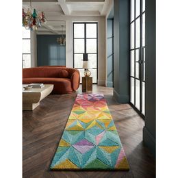 L&auml;ufer geometrisch Bunt 60 x 230 cm - DERWENT KADIMA DESIGN
