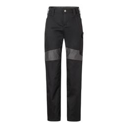 K&Uuml;BLER WORKWEAR K&uuml;bler Damenhose REFORCE schwarz/dunkelgrau Gr. 42 ; K&uuml;bler Workwear (2560 3342-9998-42)