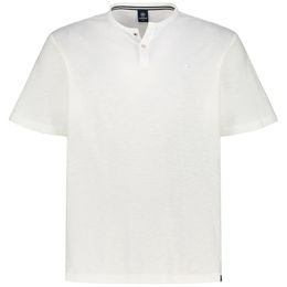 Herren Gro&szlig;e Gr&ouml;&szlig;en | Lerros T-Shirt mit Serafinokragen Farbe wei&szlig; Gr&ouml;&szlig;e: 4XL