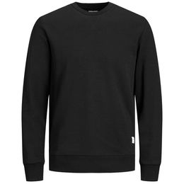 Jack & Jones Herren Gro&szlig;e Gr&ouml;&szlig;en | Jack&Jones Sweatshirt aus Baumwoll-Mix Farbe schwarz Gr&ouml;&szlig;e: 6XL