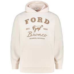 Herren Gro&szlig;e Gr&ouml;&szlig;en | s.Oliver Hoodie mit Print Farbe creme Gr&ouml;&szlig;e: 3XL