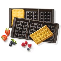 Lurch Flexiform Waffel aus Silikon, 2er Set