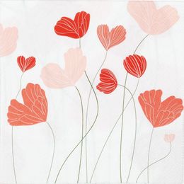 R&auml;der Servietten HERZBL&Uuml;TEN