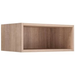 Wiho-K&uuml;chen H&auml;ngeregal WIHO K&Uuml;CHEN "Flexi2", braun (sonoma eiche), B:50cm, Regale, H&auml;ngeregal, Breite 50 cm