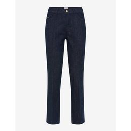 Brax Damen Five-Pocket-Hose Style MAY S CLEAN RAW BLUE, denim dunkelblau, Gr. 32