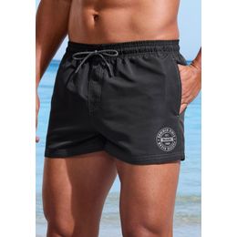 Bench. Herren Badeshorts, schwarz, Gr&ouml;&szlig;e M (50)