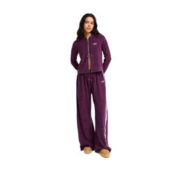 Jogger Pants Roxy "Beachy Keen", Damen, Gr. XL, schwarzberry wine, Obermaterial: 74% Polyester, 26% Viskose., Hosen