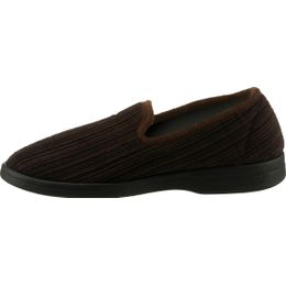 CR&Eacute;ATION L Herren Hausschuh in Cord-Qualit&auml;t braun Gr&ouml;&szlig;e 40